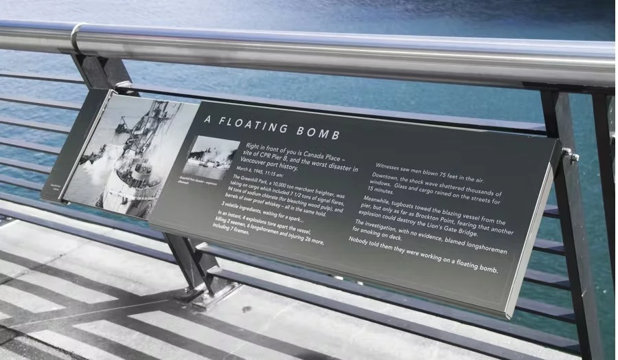Interpretive Panels - Vancouver Convention Centre